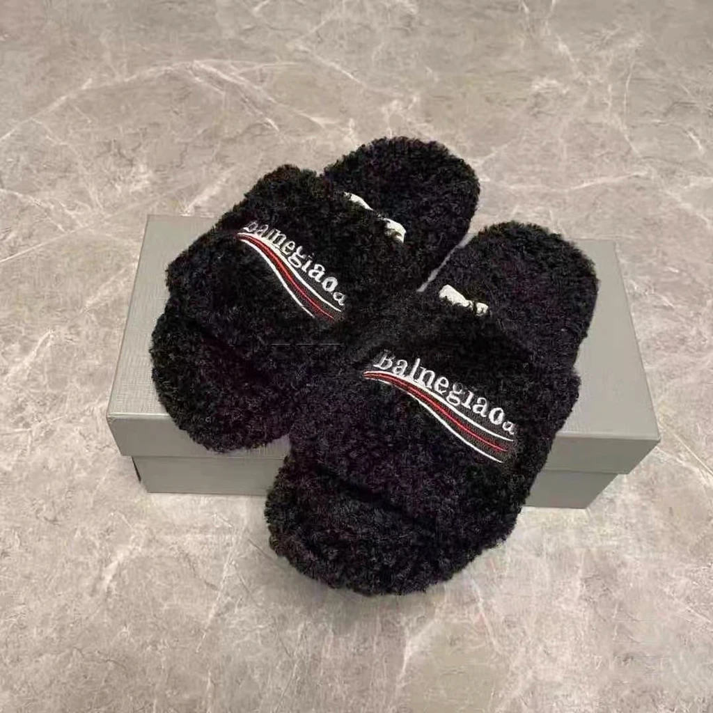 Balenciaga Fuzzy Slides | JoyaGoo Spreadsheet - FashionHunter's Collection